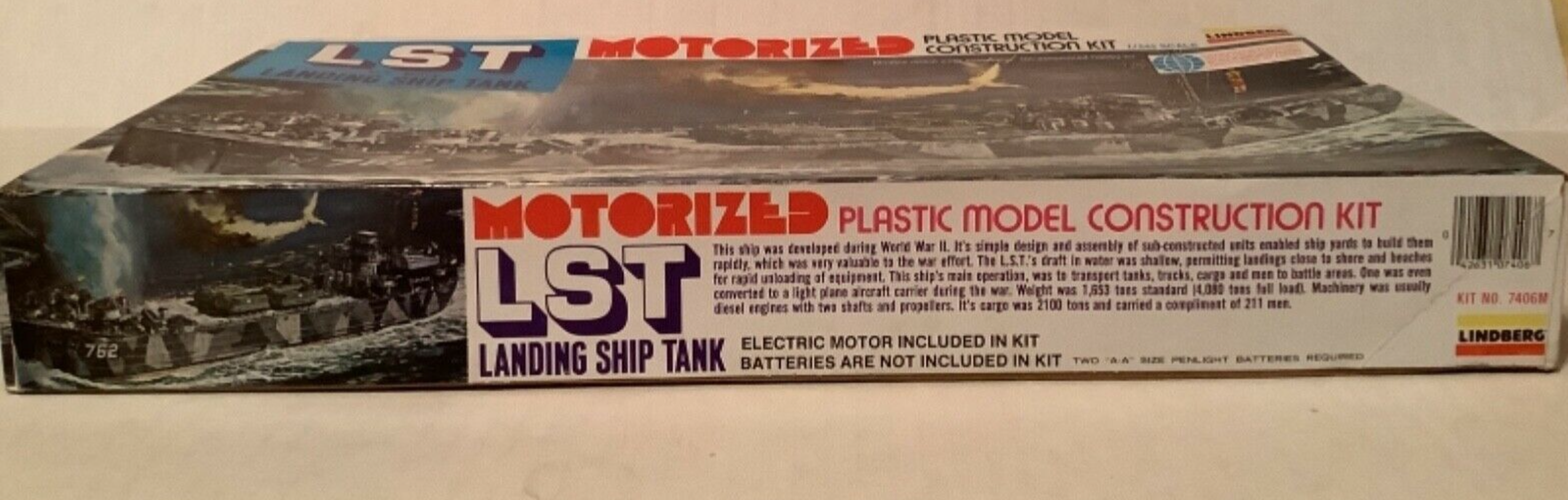 Lindberg Motorized LST U.S. Navy (Landing Ship Tank) 1/245 scale | eBay