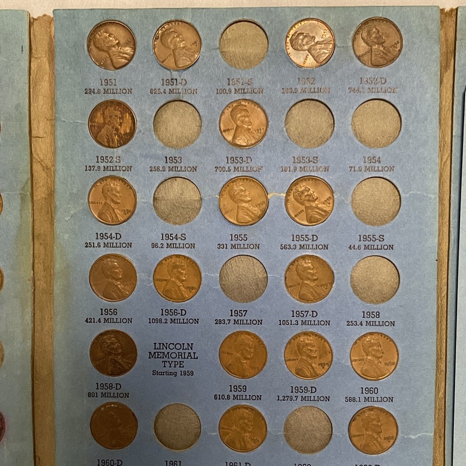 Lincoln Head Cent Collection Book 2 1941-69 Whitman Co | eBay
