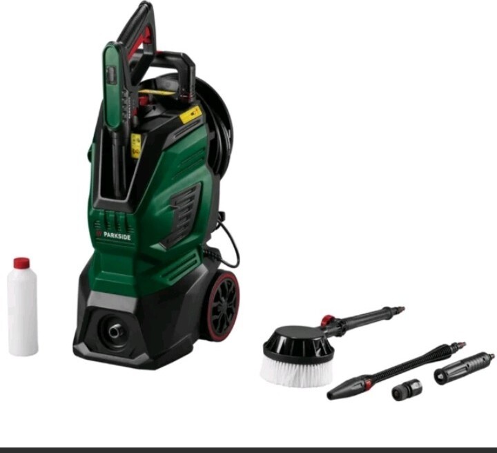 Parkside 170bar High Power Pressure Washer (2400W) Jet Wash Car + Patio ...