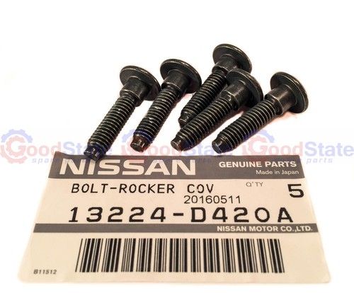 Genuine NISSAN Patrol GQ Y60 RB30 3.0L Camshaft Rocker Cover Bolts 5Pcs ...