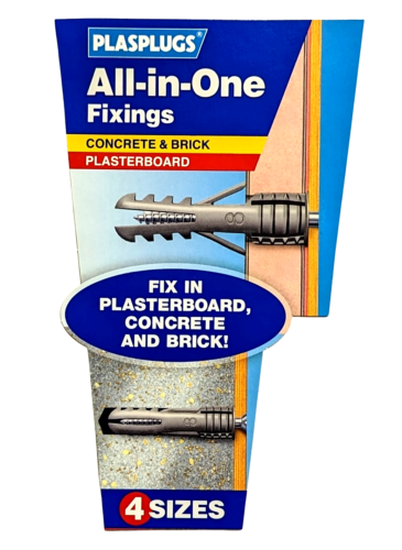 Plasplugs General Purpose Heavy Duty Plasterboard Cavity Wall Drywall ...