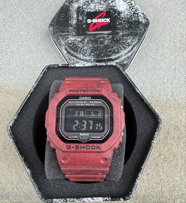 Casio G-Shock GW-B5600SL4D Maroon Earthy Color Digital Solar Watch | eBay
