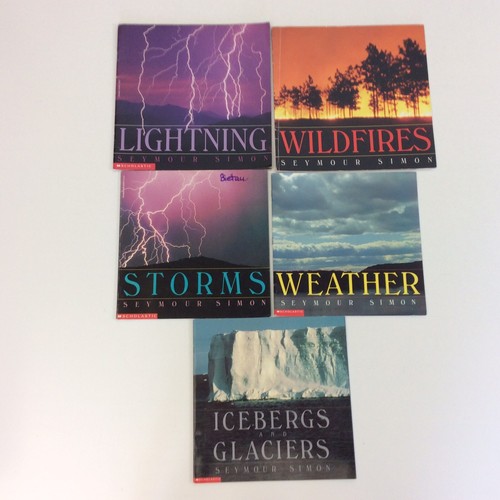 Seymour Simon Weather Storms Icebergs 1st 2nd Grade Science 5 Picture ...