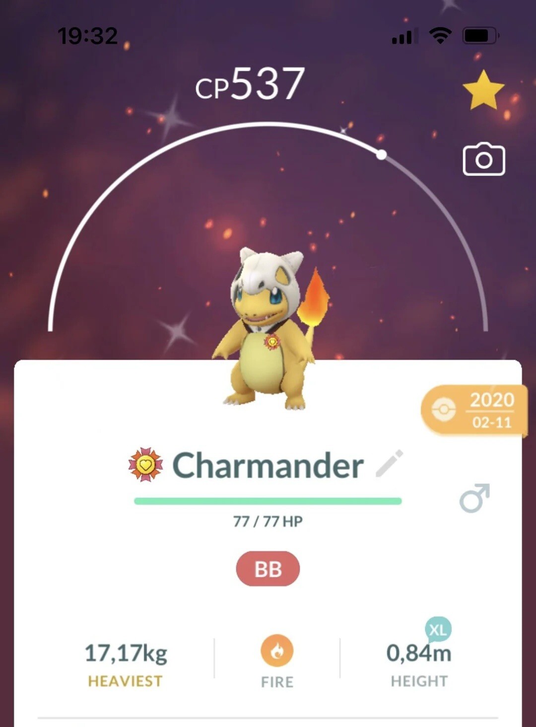 Rare Shiny Charmander Cubone Hat Halloween Costume Pokémon Go Trade ...