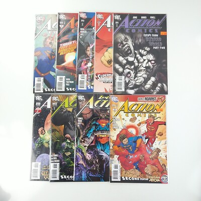 Action Comics #856 858 880 883 885 886 891 893 899 Lot (2007 DC Comics ...
