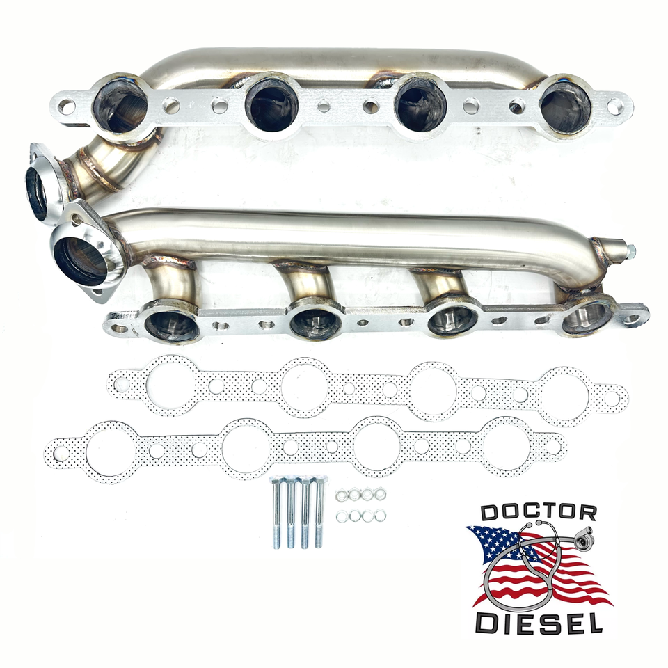 Stainless Steel Headers Manifolds For Ford Powerstroke F250 F350 F450 7 ...