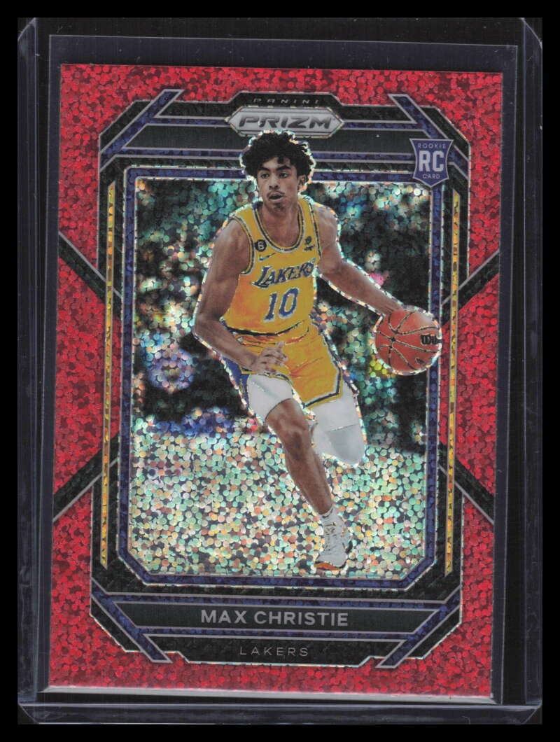 2022-23 Panini Prizm Prizms Red Sparkle Refractor 270 Max Christie ...