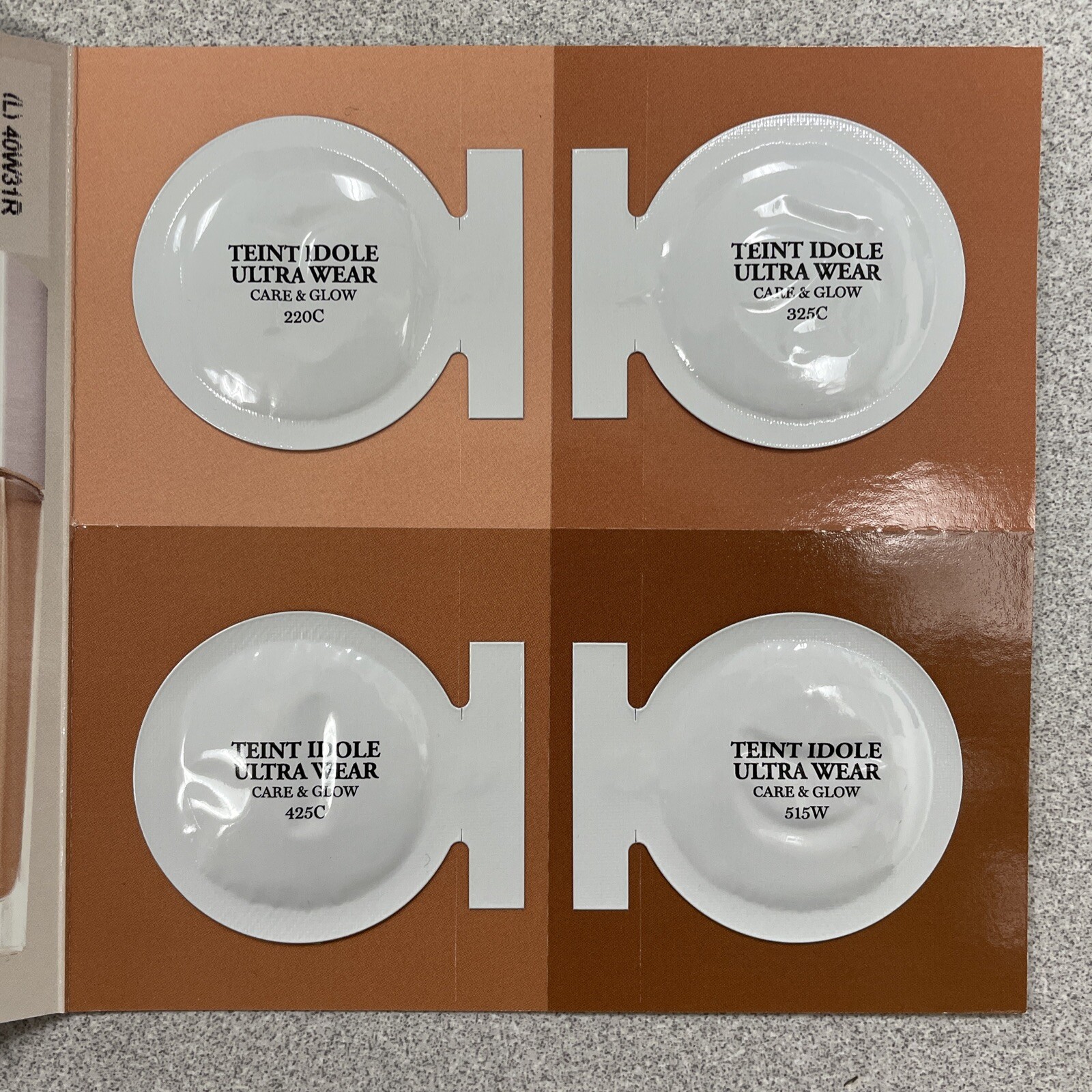 Lancome Teint Idole Ultra Wear Care & Glow 220C 325C 425C 515W Sample ...