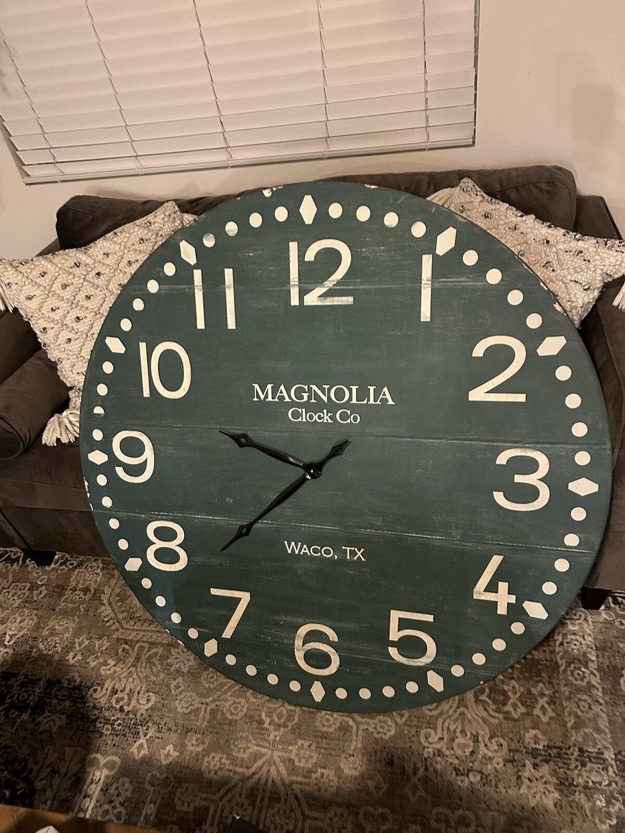 Joanna Gaines Clocks Joanna Gaines Farmhouse Clock Etsy