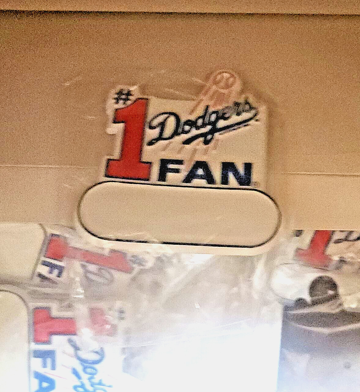 2pk Los Angeles Dodgers Magnet #1 Fan Custom 3x3 Collectibles MLB ...