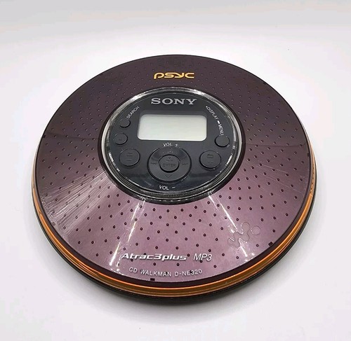 Sony PSYC MP3/ATRAC Portable CD Player - Walkman Purple Tested Works | eBay