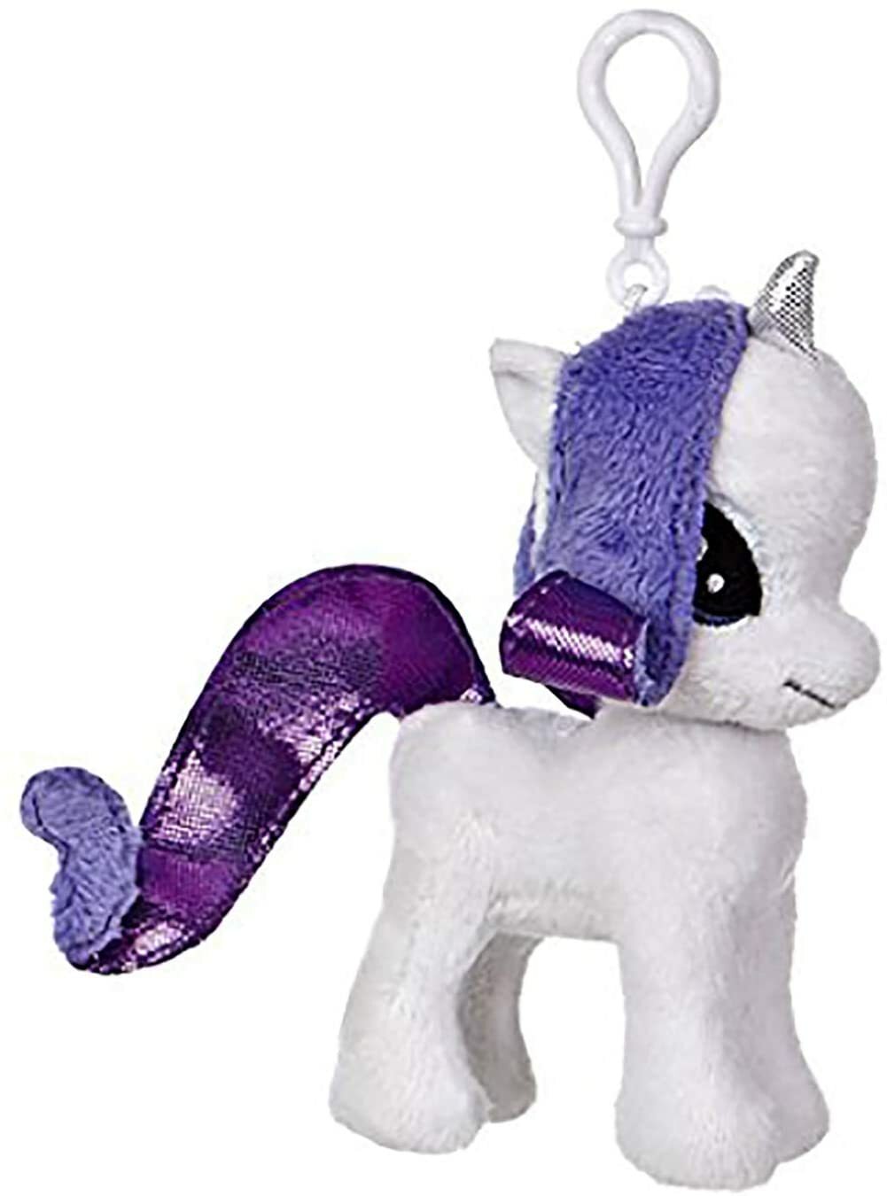 My Little Pony Plush Rarity 4.5" Clip-on ZIPPER Pull Backpacks by ...