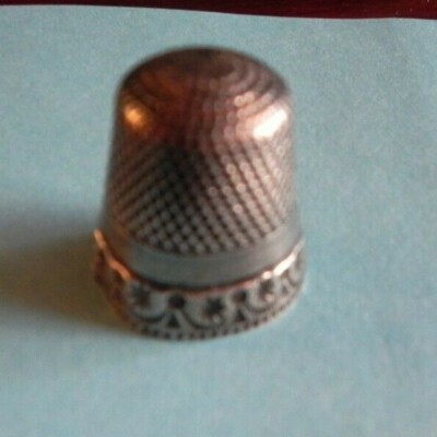 Vintage Sterling Silver Thimble "Anchor" Hallmark | eBay