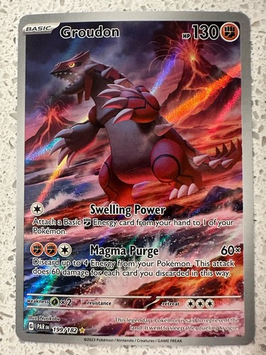 Pokemon TCG Paradox Rift 199/182 Groudon Illustration Rare | eBay