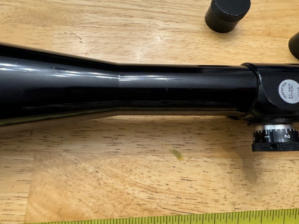 TASCO Fixed 36x 44mm Benchrest Rifle Scope JAPAN Gloss Black TARGET DOT ...