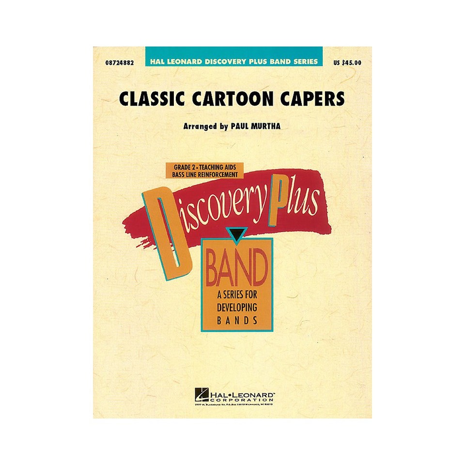Classic Cartoon Capers - Discovery Plus Series Level 2 arranged by Paul ...
