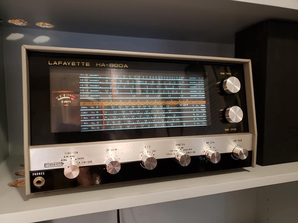 Old Antique Vintage Lafayette HA600A~Amateur&Pro Band receiver ...