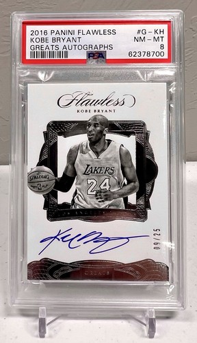2016 Kobe Bryant Panini Flawless Greats Autograph Auto On-Card /25 | eBay