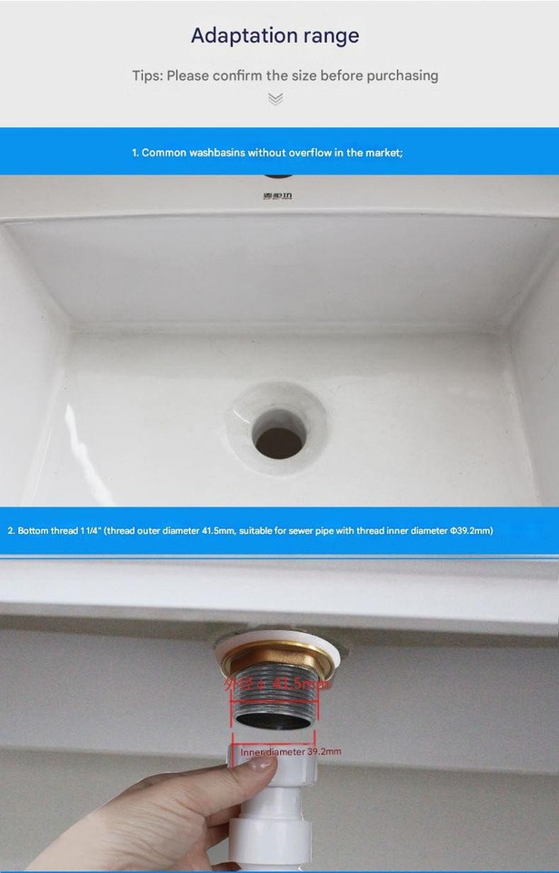 CHROME BATHROOM POP UP BASIN WASTE SINK PUSH BUTTON CLICK CLACK PLUG ...