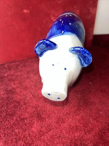 David Eldreth Salt Glazed Ceramic Pig c. 1991 Signed 8 3/4” Length | eBay