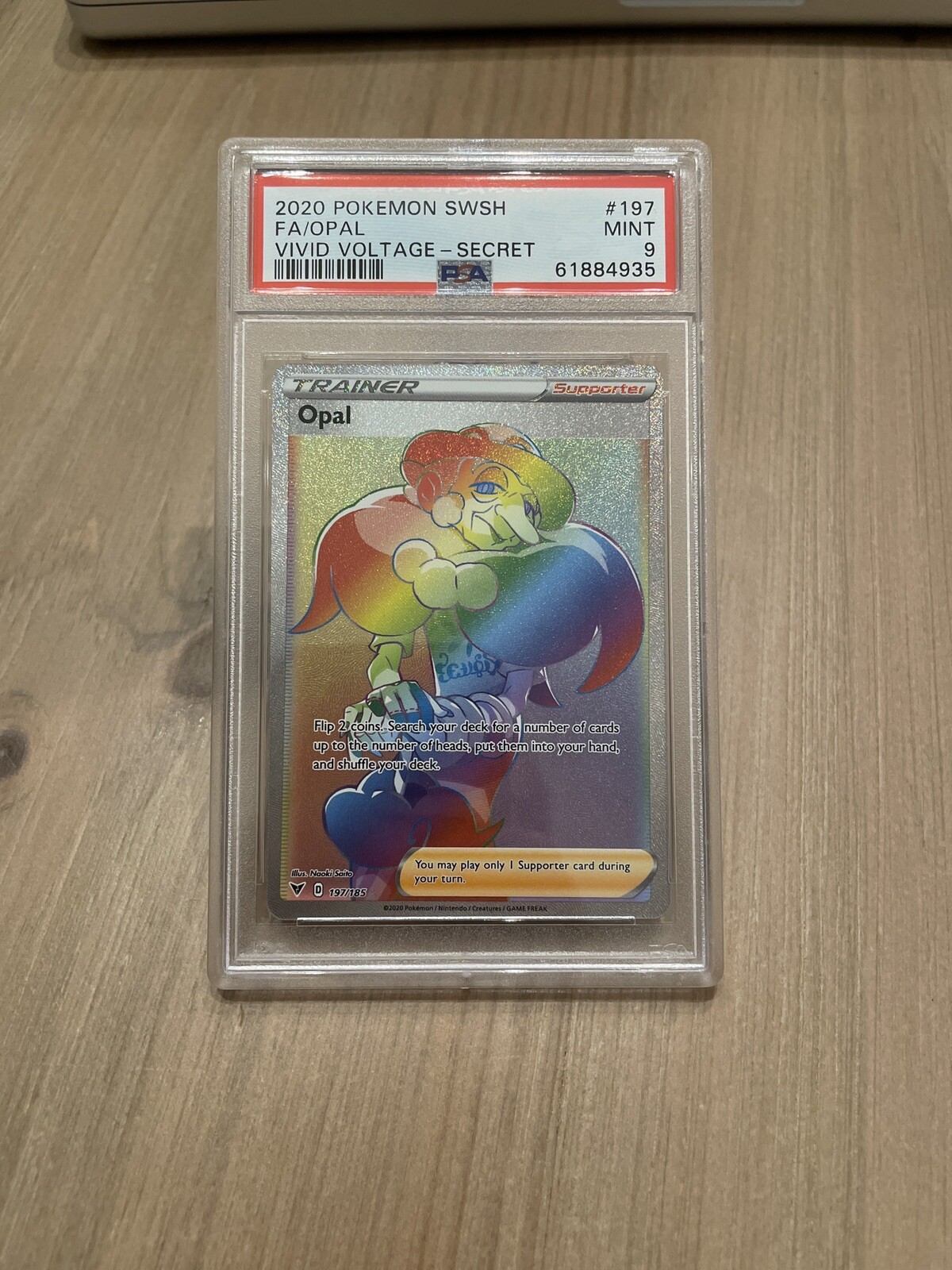 2020 Pokemon SWSH Vivid Voltage Opal Full Art Secret #197 PSA 9 | eBay