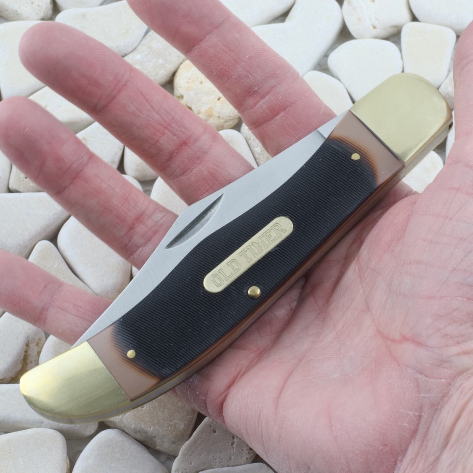 Schrade Old Timer Mustang Folding Hunter Pocket Knife SCH125OT | eBay