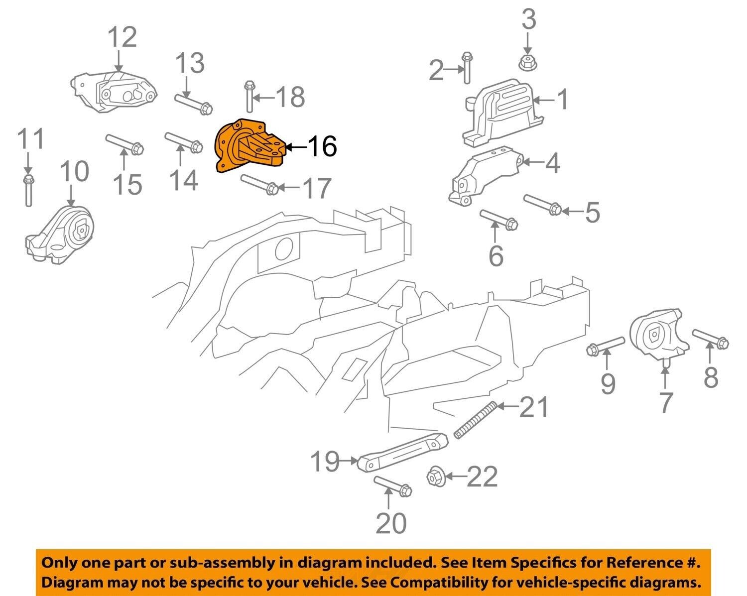 AC Delco 20840183 ACDelco GM Original Equipment Transmission Mount for ...
