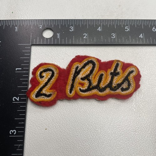 VINTAGE 2 BITS Patch S28B | eBay