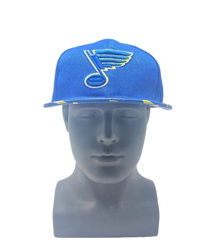 New Era St Louis Blues Snapback Blue, Yellow, NHL Light Used | eBay