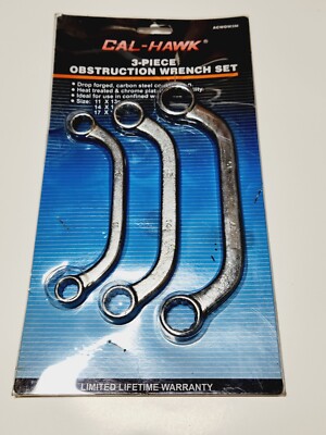 Cal-hawk 3pc Obstruction Wrench Set Metric | eBay