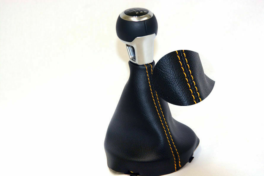 Audi TT Manual Shifter Gear Boot Cover Vinyl for 2008-2016 Yellow ...