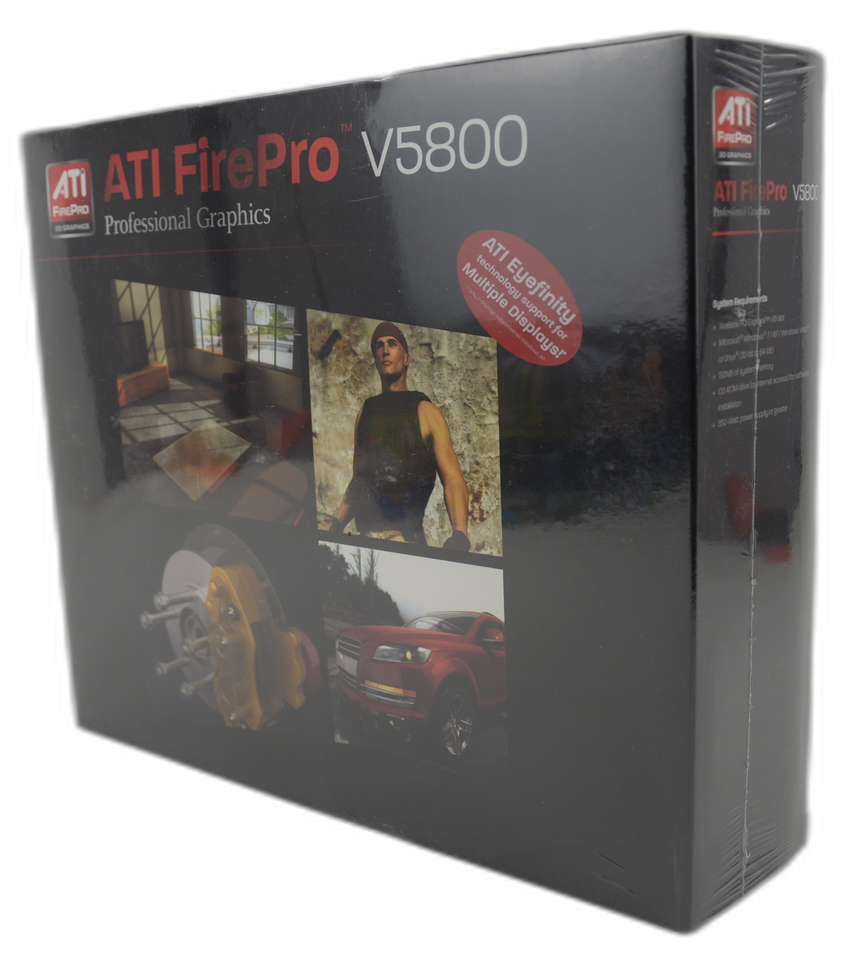 Grafikkarte AMD ATI FirePro V5800 100-505605 1GB PCIe 2x DP 1x DVI NEU ...