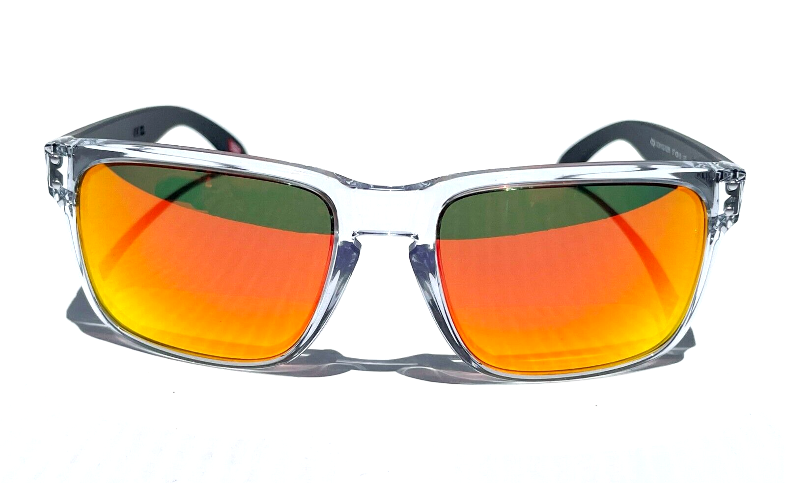 NEW Oakley HOLBROOK Shiny Clear POLARIZED Galaxy Ruby Lens Sunglass ...