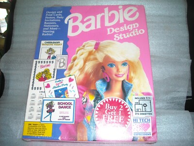 1991 High Tech Expressions Barbie Design Studio IBM ,Tandy | eBay
