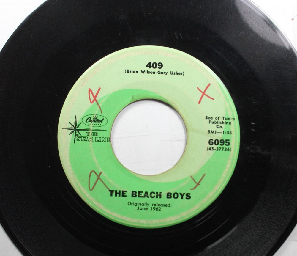 Rock 45 The Beach Boys - 409 / Surfin Safari On The Star Line Green ...