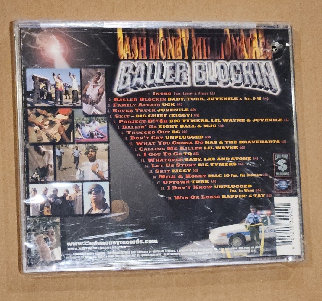 CASH MONEY BALLER BLOCKIN SOUNDTRACK (NEW SEALED) 601215329124| eBay