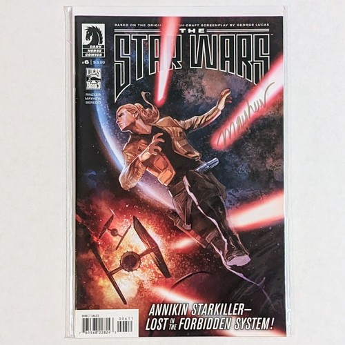 The Star Wars Lucas Rough Draft #6 2014 Signed Mike Mayhew Dark Horse ...