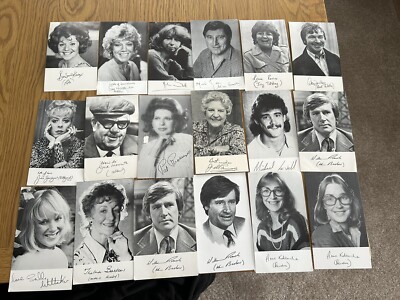 Coronation Street Autograph Collection - 95 Autographs | eBay UK