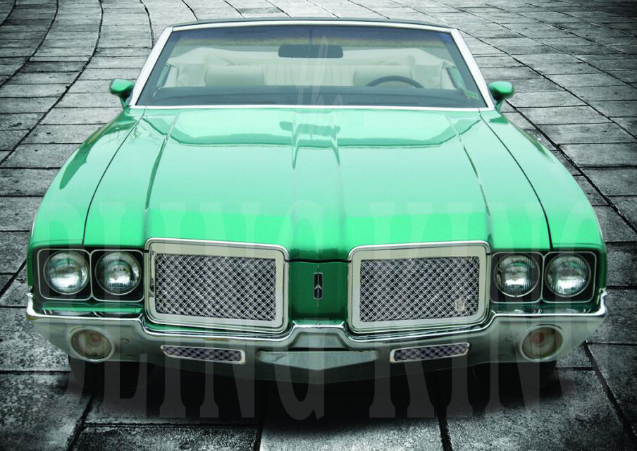 1970 1971 1972 Olds Cutlass Supreme chrome grill dual weave mesh grille ...