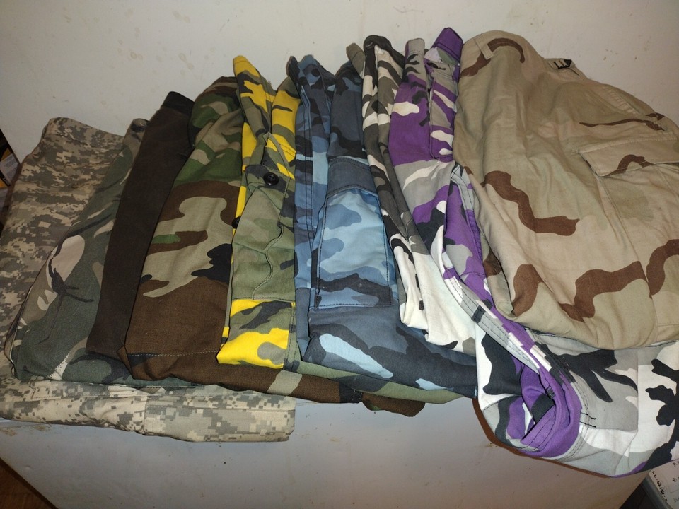 WHOLESALE-ROTHCO MENS BDU -SHORTS-7 PAIR-SIZE 2XL 46-50'' WAIST FREE ...