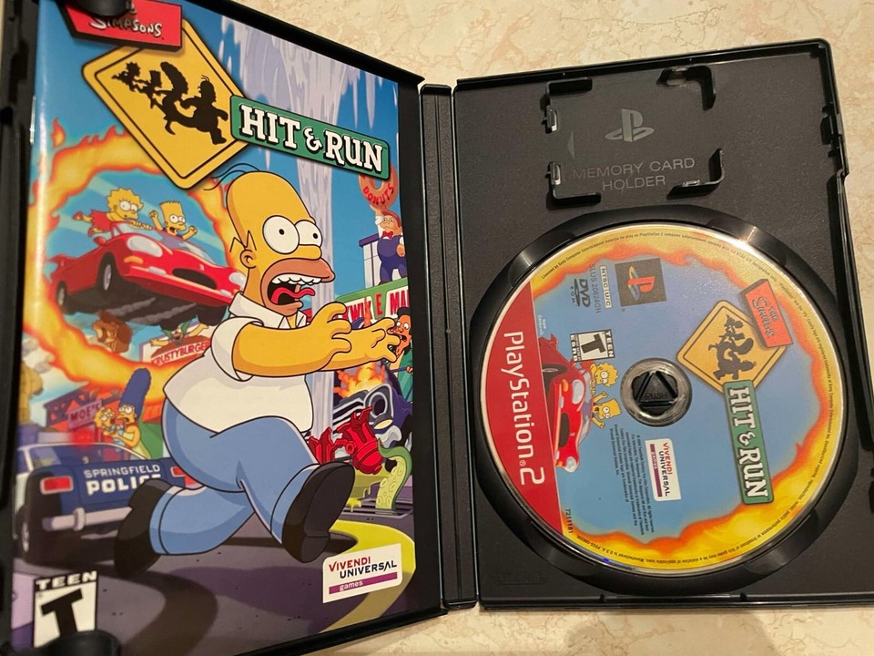 The Simpsons: Hit & Run (PlayStation 2, 2003) PS2 CIB Complete TESTED ...