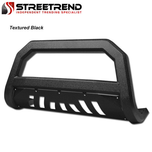 For 2004-2022 Ford F150 Textured Blk AVT Edge Bull Bar Push Bumper ...