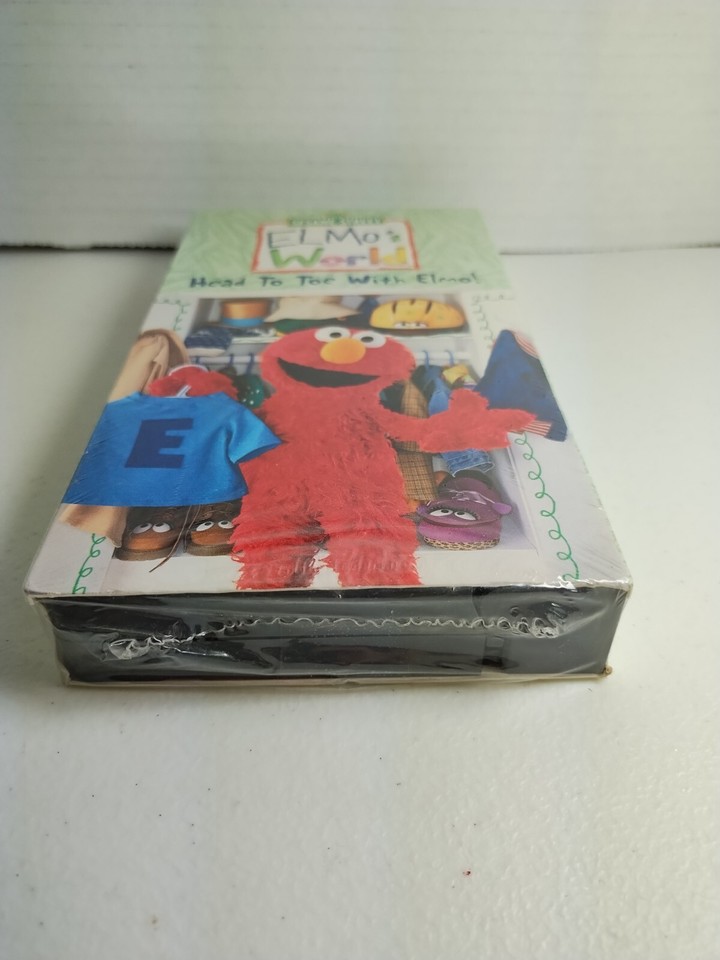 Brand NEW Elmos World - Head to Toe With Elmo VHS RARE Factory Sealed ...