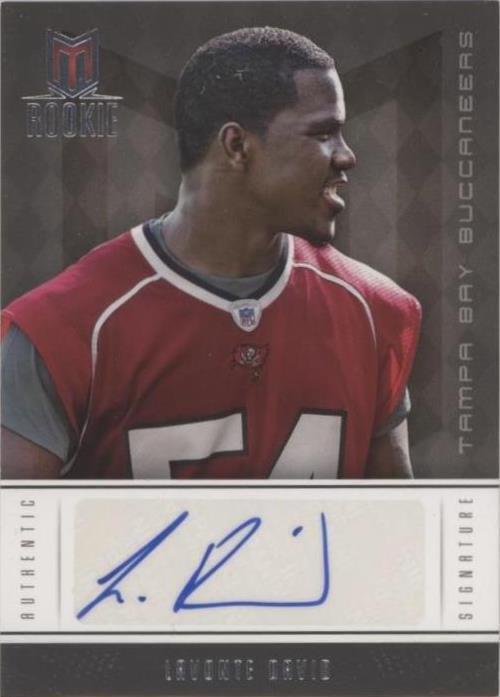 2012 Panini Momentum - Rookie Signature Lavonte David #173 /799 (AU, RC ...