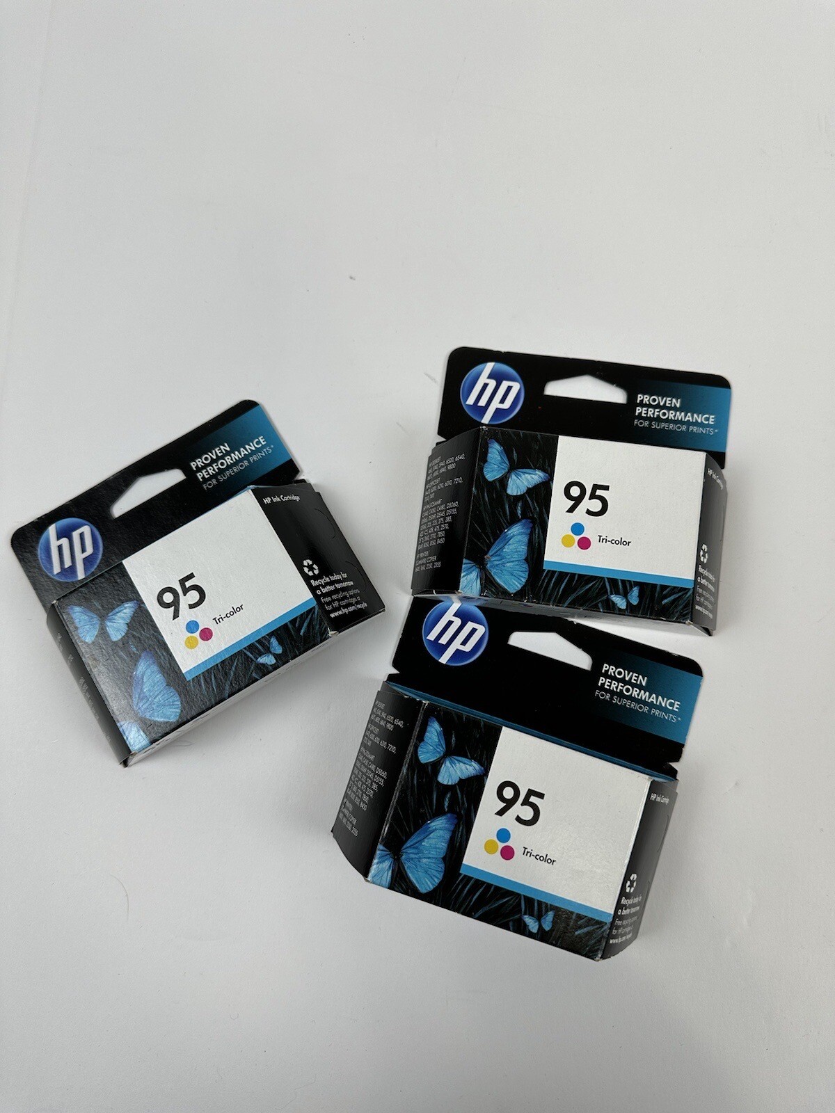 x3 HP 95 C8766WN Color Ink Cartridge Exp 2014 New Oem Pack Lot Of Three ...