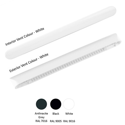 Yale Trickle Vent Window Slot Vent UPVC Double Glazing Noise Reduction ...