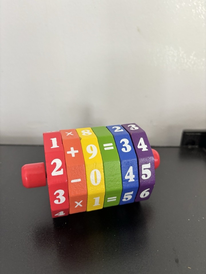 Target Ankyo WOODEN Numbers Math Spinner. Addition, Subtraction ...