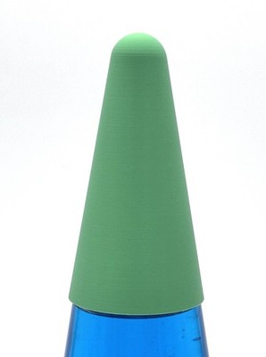 Lava Lamp 3D Print GREEN Cone Shape Cap Top ONLY Fits 14.5”-17” Lamps ...