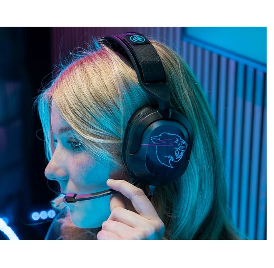 JLab Nightfall Wired Gaming Headset, PC, Nintendo Switch, Xbox Series X ...