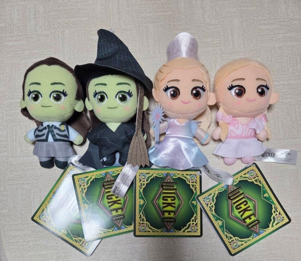 Wicked For GOOD Elphaba Glinda ANIMAL COORDY Plush Toy Doll 34cm 15cm ...